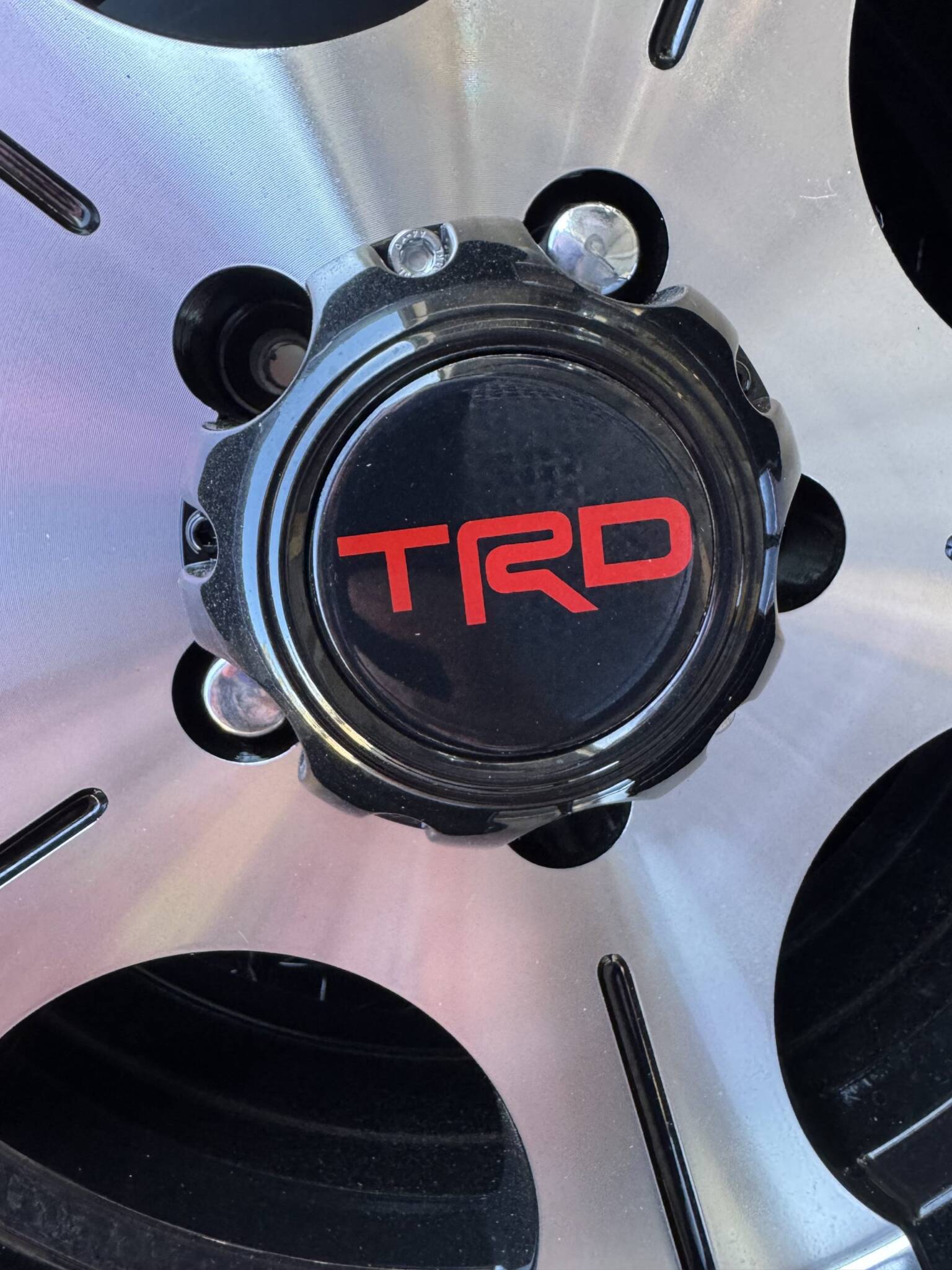 Black Hub Cap TRD - Regency Floats